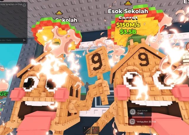 ESOK SEKOLAH 150M/S - Steal A Brainrot CHEAP! EUR 24,00 - PicClick DE