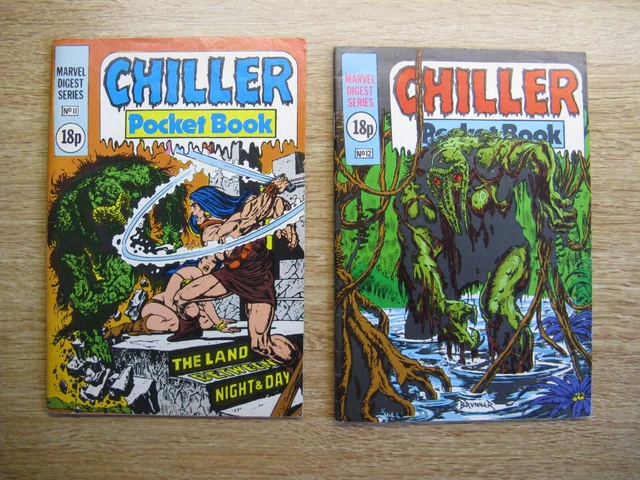 MARVEL DIGEST SERIES Pocket Books - Chiller Pocket Books No's 11 & 12 £ ...