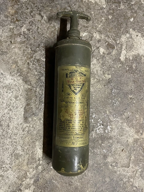 ORIGINAL FIRE EXTINGUISHER Jeep Willys Mb Ford Gpw £154.39 - PicClick UK