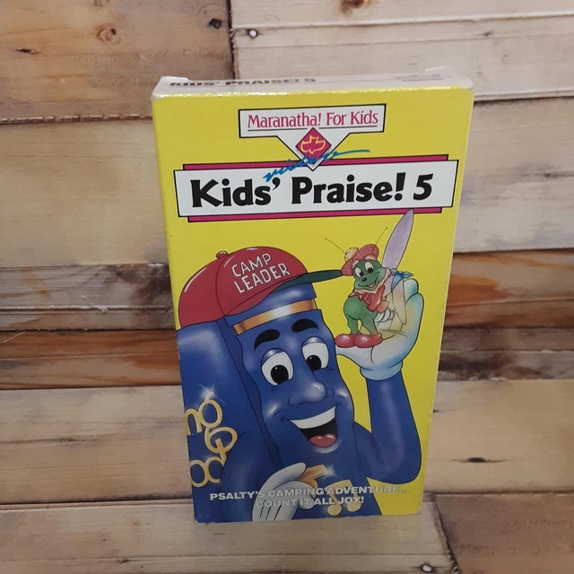 KIDS' PRAISE! 5 VHS VCR Tape Used Cartoon Maranatha For Kids RARE HTF ...