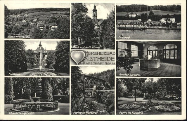 10776722 BAD ALTHEIDE Altheide Kurhaus Charlottensprudel Kurpark Kirche ...
