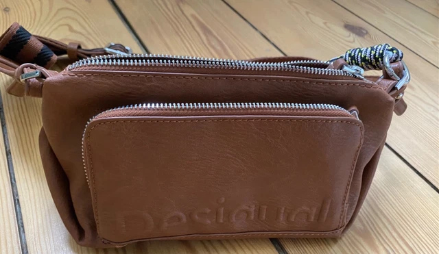 DESIGUAL KLEINE UMHÄNGETASCHE Tasche braun wie neu EUR 30,00 - PicClick DE