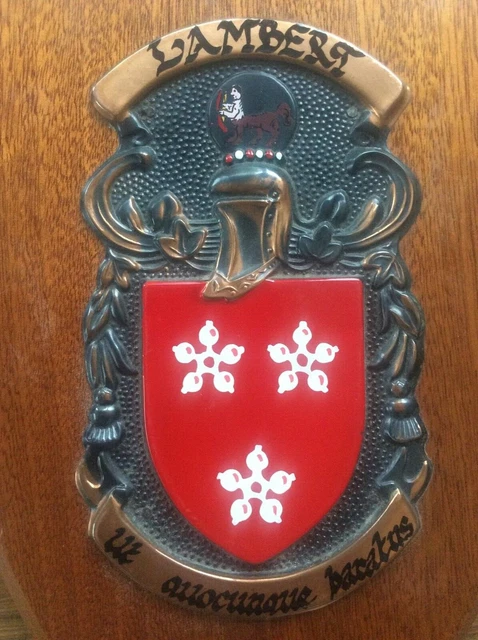 Lambert Family Crest ZU VERKAUFEN! - PicClick DE