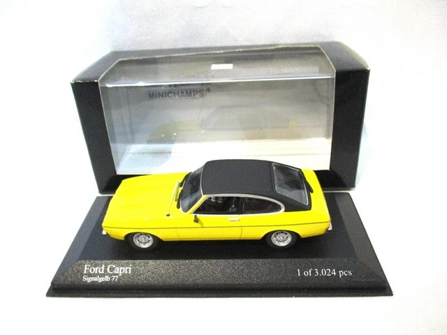 FORD CAPRI MK2 Yellow 1974-77 400081200 Minichamps RARE £50.00 ...