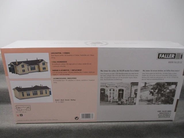 FALLER SPUR H0 120287 Bausatz Lokschuppen 1-ständig ungebaut in OVP EUR 24,90 - PicClick DE