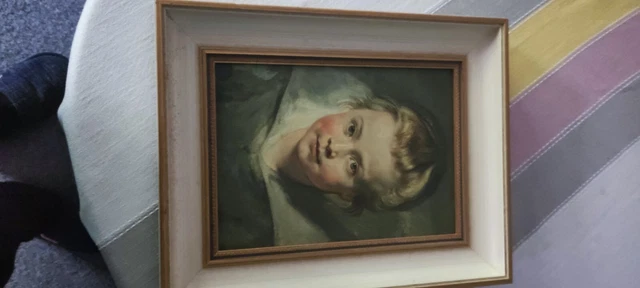 PETER PAUL RUBENS Kind Portrait Öldruckgemälde Obpacher AG, München ...