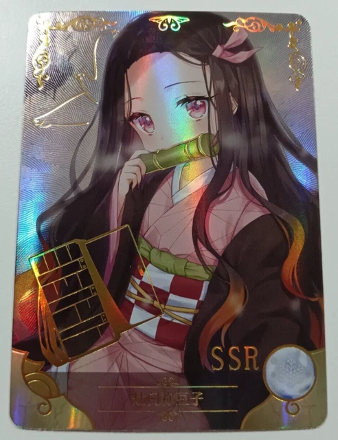 NEZUKO KAMADO DEMON Slayer Goddess Story Card NS-08-18 SSR Anime Holo ...