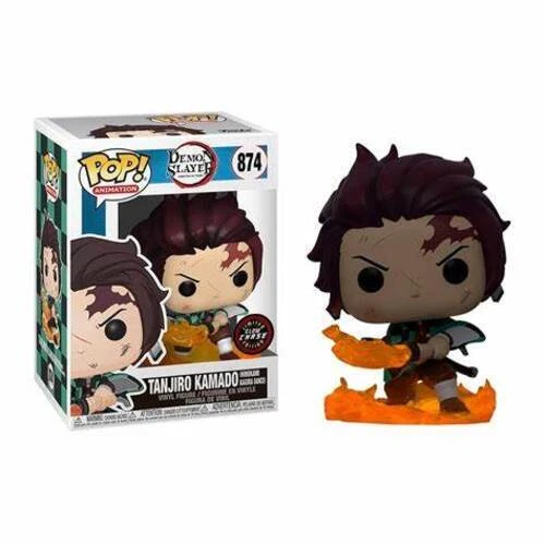 DEMON SLAYER FUNKO POP! PVC-Sammelfigur - Tanjiro Kamado flaming Blade ...