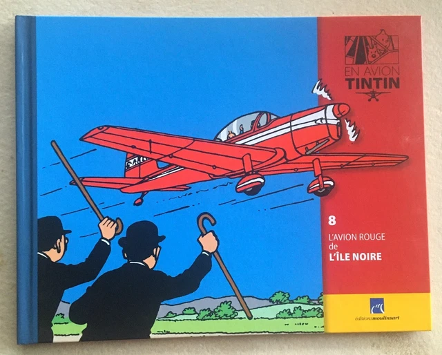 LIVRET D'ACCOMPAGNEMENT EN avion Tintin n° 8 L'avion rouge de l'ile Noire EUR 4,90 - PicClick FR