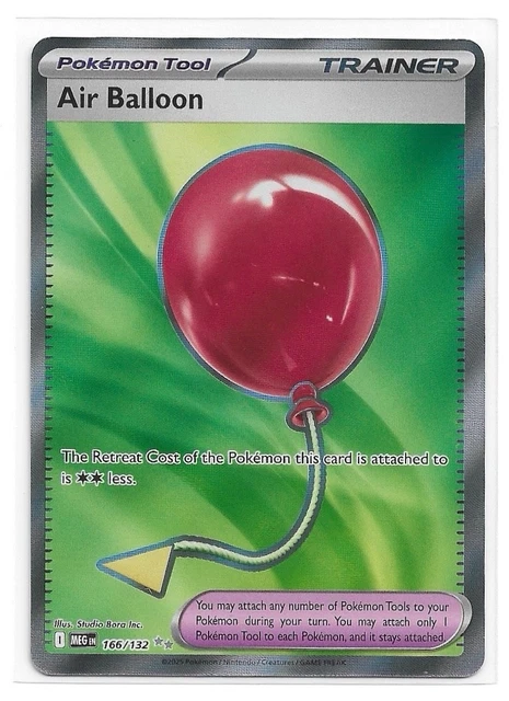 POKÉMON TCG MEGA Evolution 166/132 Air Balloon Ultra Rare $5.10 ...