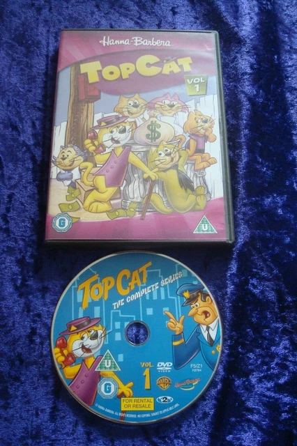 DVD.TOP CAT.VOLUME 1.HANNA Barbera.classic Cartoons.6 Episodes.warner ...