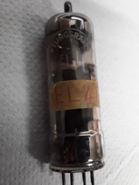 VINTAGE RADIO VALVE Tungsram El41 £5.00 - PicClick UK