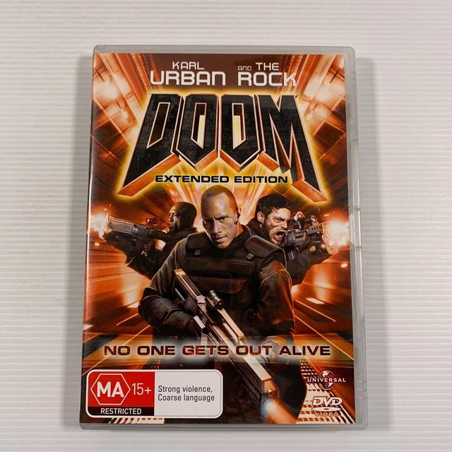 DOOM (DVD, 2005) The Rock, Karl Urban, Rosamund Pike Region 4 $5.75 ...