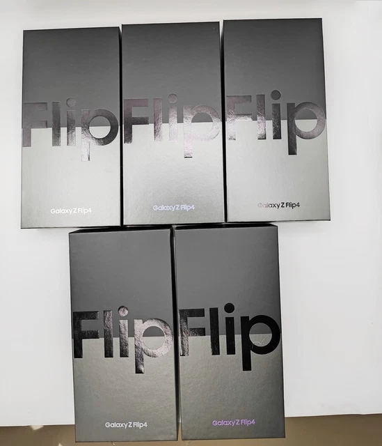 ORIGINAL SAMSUNG GALAXY Z Flip 4 ZFlip3 5G Retail Empty Box ...