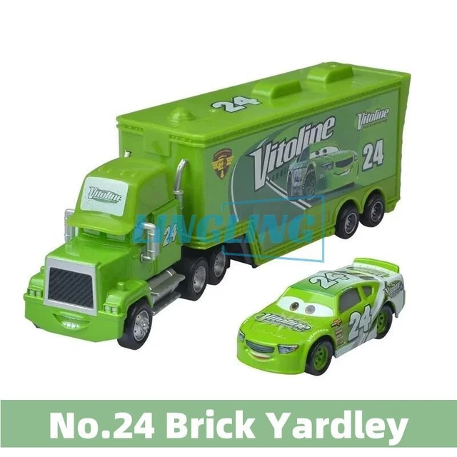 DISNEY PIXAR CARS No.24 Brick Yardley Hauler Truck Die-cast Model Toy ...