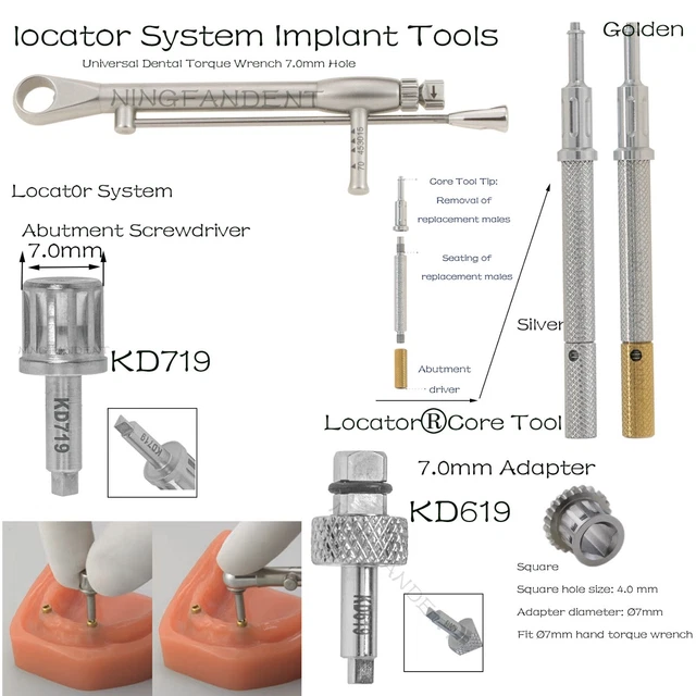 IMPLANT ABUTMENT DRIVE Tool For Hiossen/Osstem/Nobel/Zimmer/Adin/Mis ...
