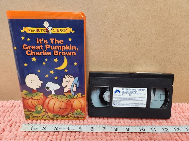 VTG 1996 &ITS The Great Pumpkin, Charlie Brown" VHS 1966 Film Halloween ...
