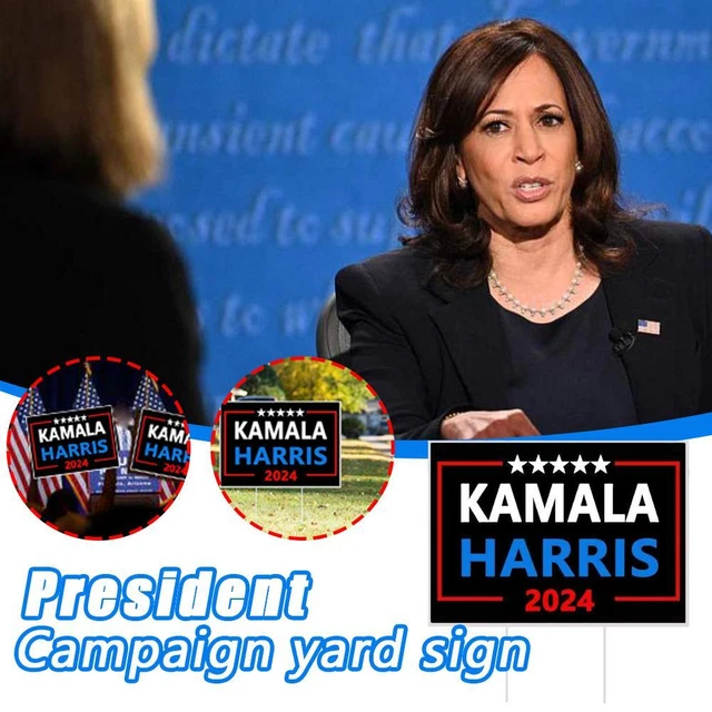KAMALA HARRIS PRESIDENT Campaign 2024 Yard Sign,Outdoor Lawn Garden ...