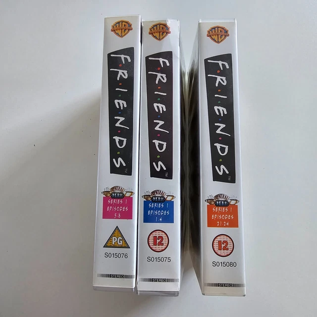 FRIENDS VHS BOX Set Series 1 - 3x Video Tapes Used £5.95 - PicClick UK