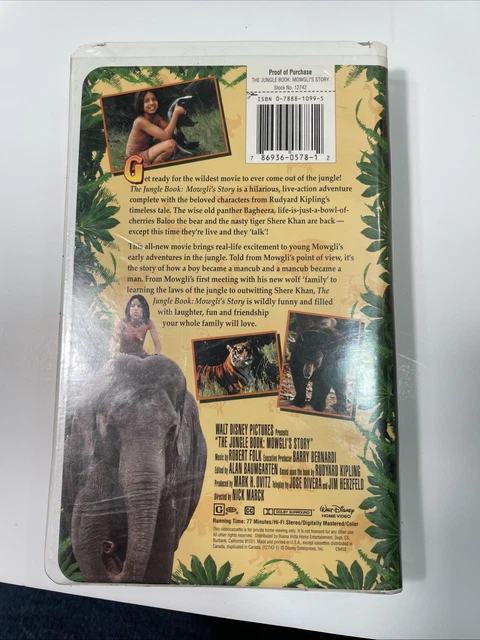 Jungle Book 2 The Mowglis Story Vhs 1998 Sealed £9 54 Picclick Uk