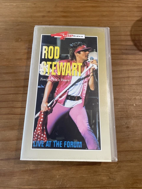 ROD STEWART - Tonight He's Yours : Live at The Forum 1982 VHS Tape £1. ...