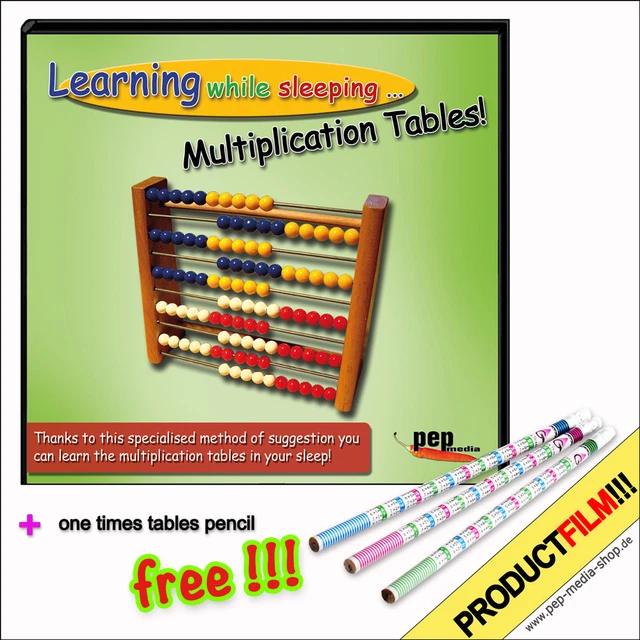 APPRENDRE EN DORMANT... Tables de multiplication ! CD +1x1 tables ...