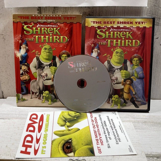 SHREK, SHREK 2 & Shrek The Third (DVD, DreamWorks, lot de 3 films) EUR ...