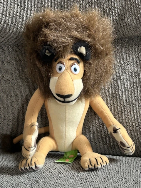 MADAGASCAR ALEX THE Lion Soft Plush Toy Gosh Dreamworks 2005 Rare £14. ...