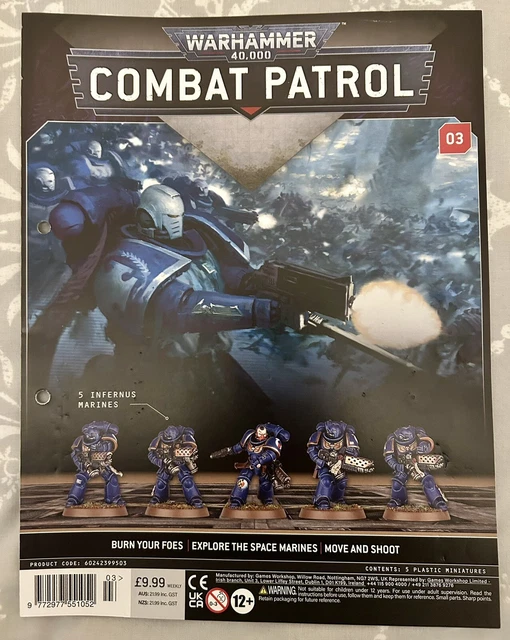 WARHAMMER 40K COMBAT Patrol Hachette Magazine Issue 3 Magazine Only No ...