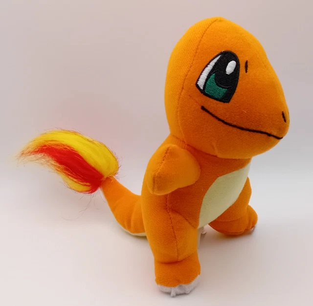 OFFICIAL POKEMON CHARMANDER Soft Plush Toy with Bushy Furry Tail, 2019 ...