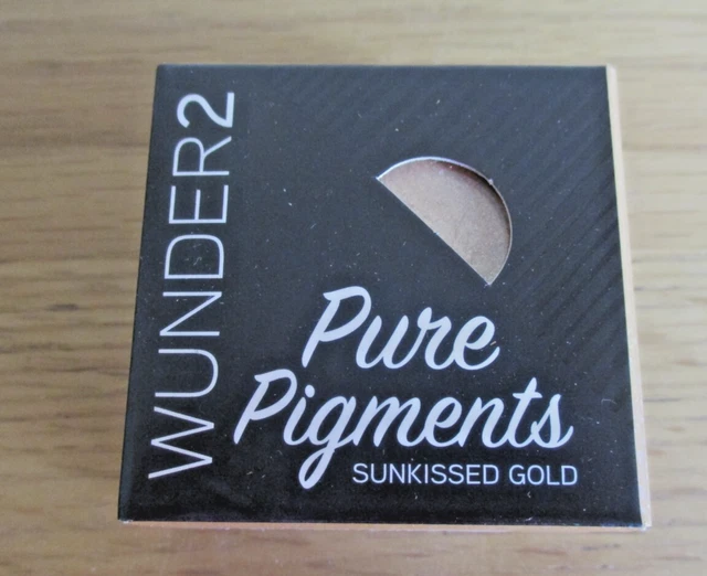 WUNDER2 PURE PIGMENTS EYESHADOW SUNKISSED GOLD 1.2g full size £4.37 ...