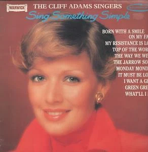 LP VINYLE CLIFF Adams Singers Sing Something Simple UK Warwick 1984 ...