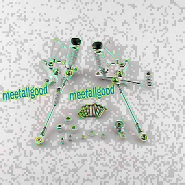 MOTORCYCLE CNC ADJUSTABLE GP Shift Race Footpegs Rearset For Ducati ...