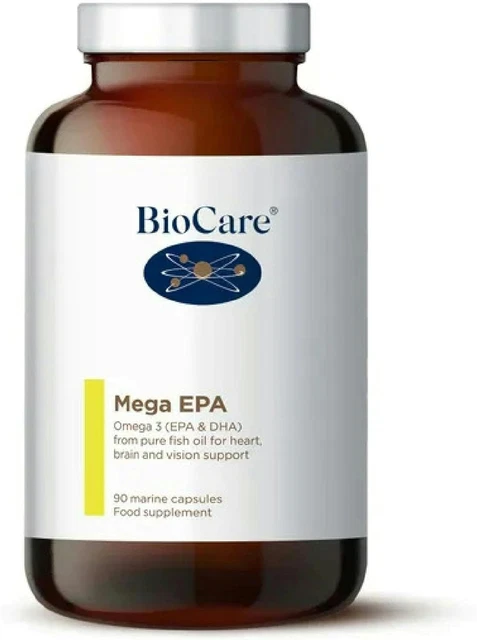 MEGA EPA FISH Oil - Omega-3 for Heart, Brain & Vision Support - 90 Caps ...