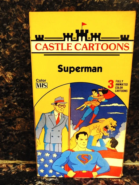 CASTLE CARTOONS SUPERMAN Vol 1 Vhs 1987 £2.80 - PicClick UK