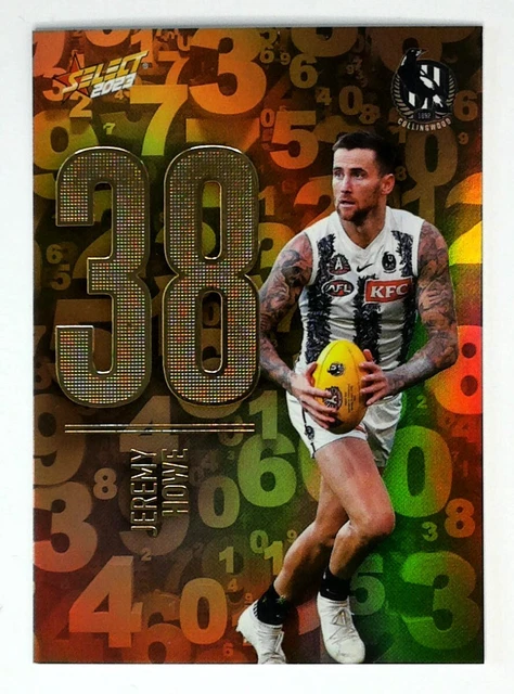 2023 SELECT AFL Footy Stars Numbers N46 #047 Jeremy Howe Collingwood ...