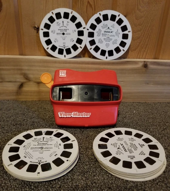 VINTAGE RED VIEWMASTER 3D View-Master Viewer Toy with 22 reels £24.27 ...