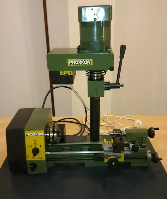PROXXON PD 210 Drehmaschine Drehbank Leitspindel Fräsmaschine ...