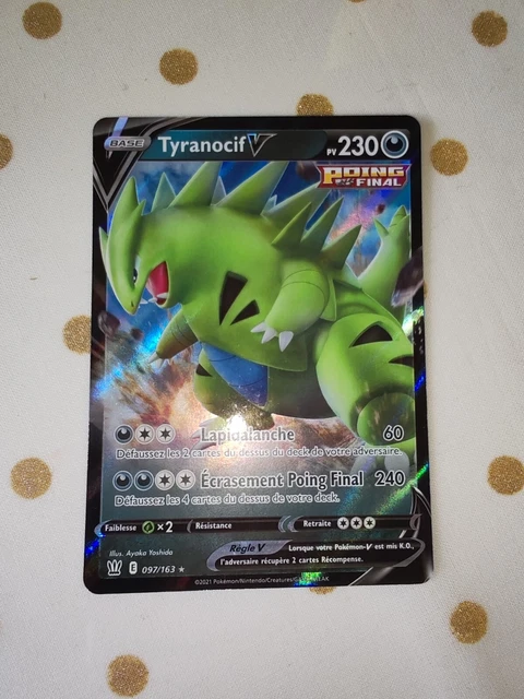 CARTE POKÉMON TYRANOCIF V 097/163 EB05 Styles de Combat FR EUR 6,90 ...