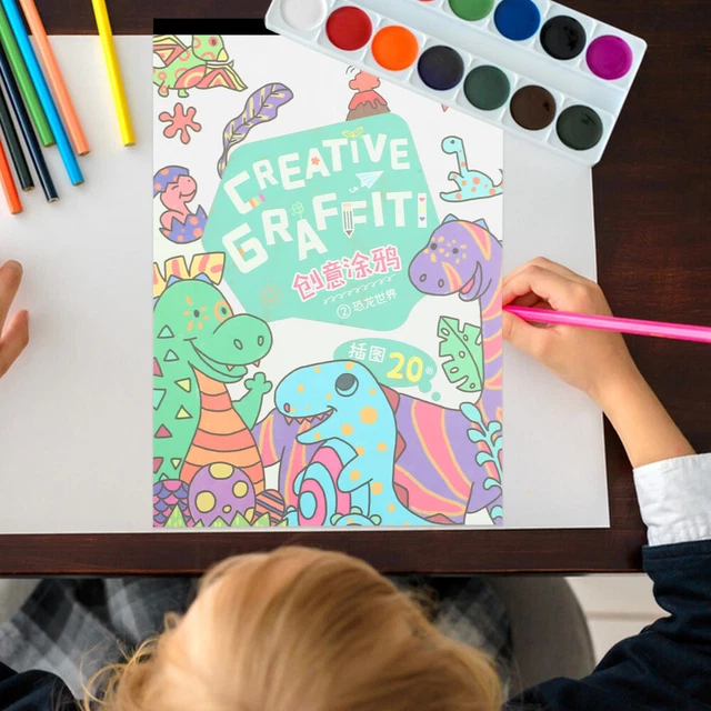 CHILDREN COLOR PAINTING Book Toddler Coloring Book Interesting Diy ...