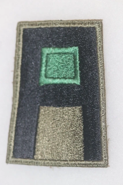 ORIGINAL WW2 US 1St Army Cloth Shoulder Patch Det Enlisted Man Green ...