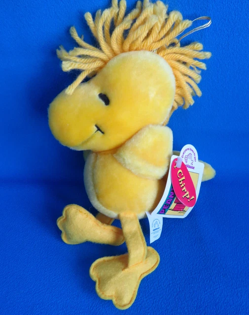 WOODSTOCK YELLOW BIRD plush CHIRP soft toy SNOOPY PEANUTS APPLAUSE ...