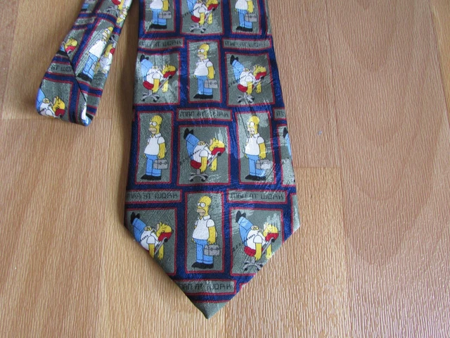 THE SIMPSONS HOMER Simpson Man at Work Images Tie by Marks & Spencer £9 ...