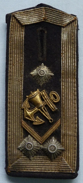 ORIGINAL WW2 NAVY German Kriegsmarine Officer's Shoulder Epaulette £55. ...