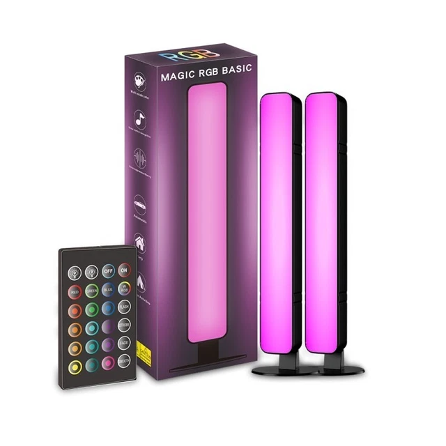 RGB MUSIC SYNC Smart Light Bar for Desktop PC Gaming Setup Monitor ...