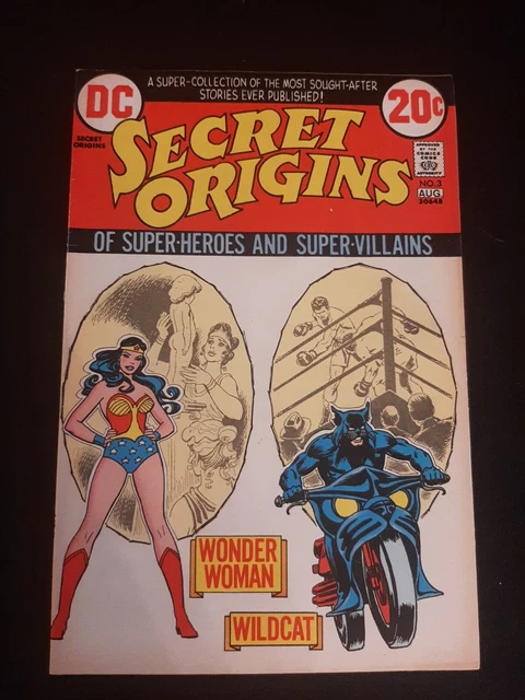 SECRET ORIGINS 3 DC 1973 Wonder Woman Wildcat EUR 17,77 - PicClick FR