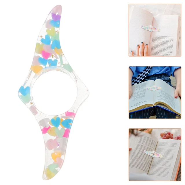2 PCS PORTE-PAGES De Livre Pour La Lecture Étudiant Anneau Pouce EUR 7 ...