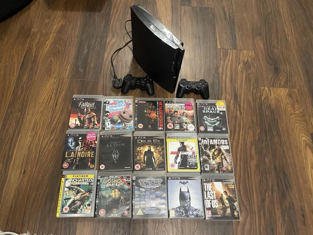 SONY PS3 PLAYSTATION 3 Slim 250GB Console CECH-2003B - 2 Controllers ...