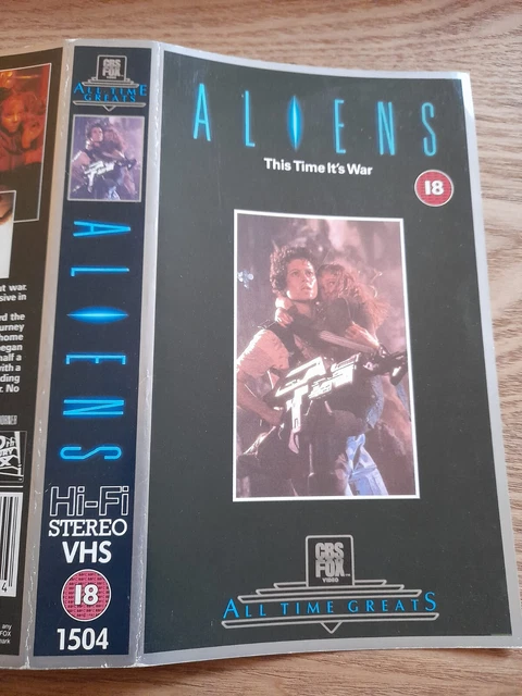 ALIENS (VHS/SUR, 1992) VHS COVER SLEEVE ONLY £1.99 - PicClick UK
