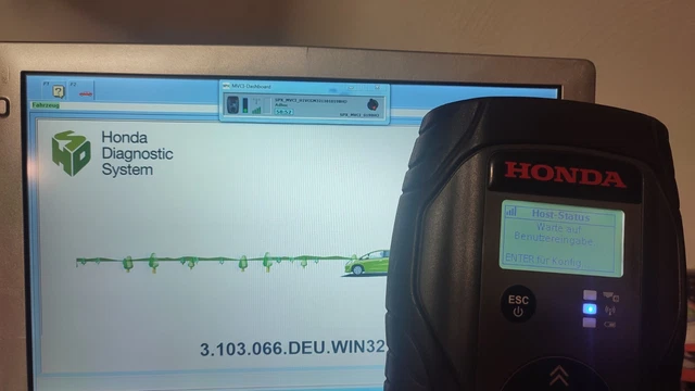 ORIGINAL HONDA HDS SPX MVCI Diagnostik System SCANNER SCANTOOL EUR 1. ...